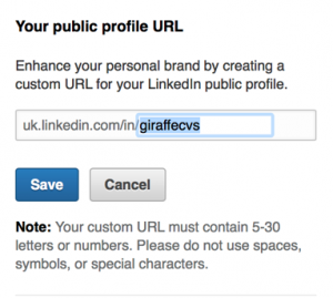 Customise your LinkedIn address | LinkedIn vanity URL